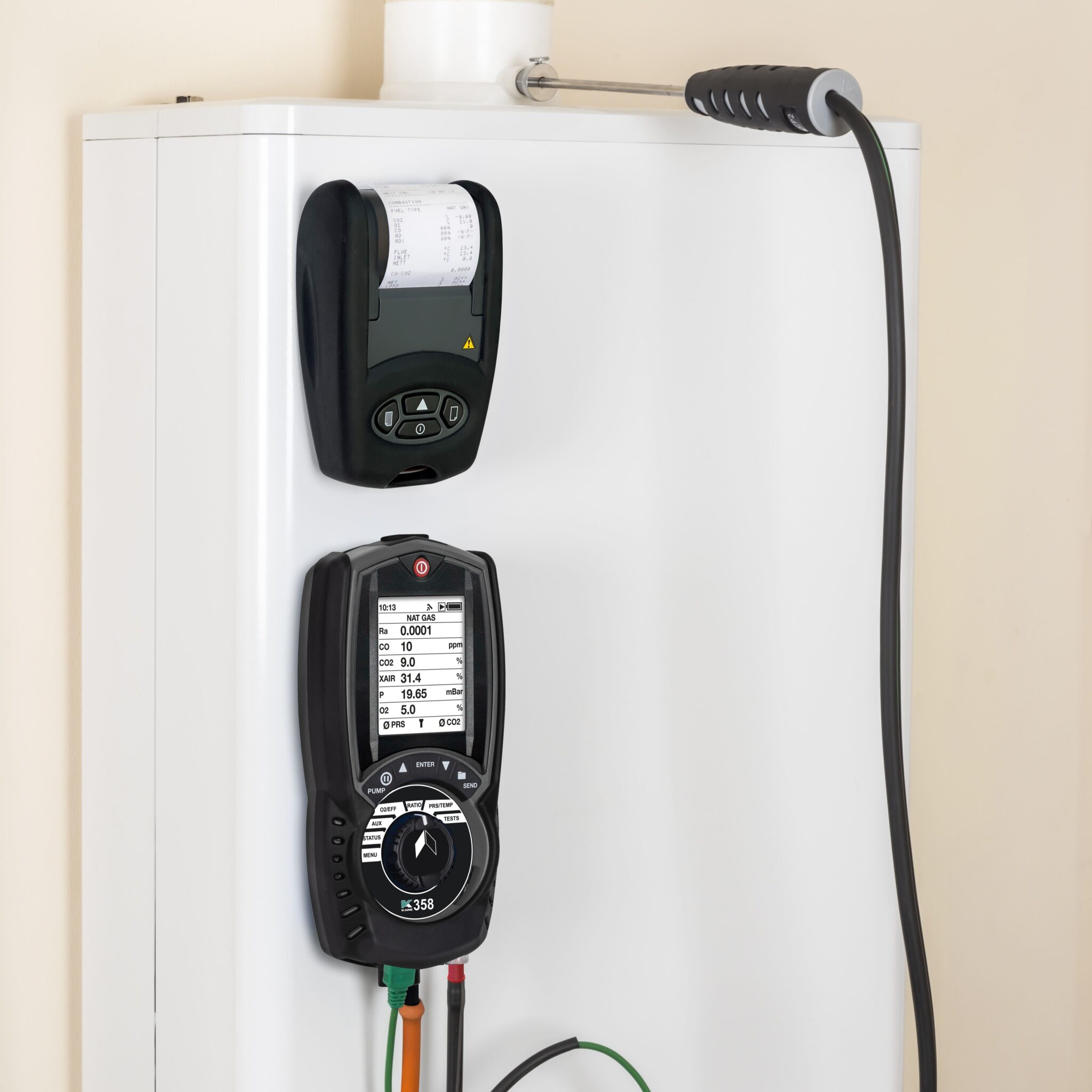 ANALIZADOR DE GASES DE COMBUSTIÓN KANE358 - Premac